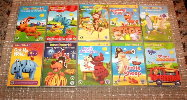 WORDWORLD LOT OF 10 DVDs PBS Kids TV Show Reading Learning Spelling ...