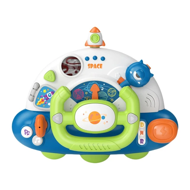 SIMULATION STEERING WHEEL Toy Interactive Learning for Baby Children ...