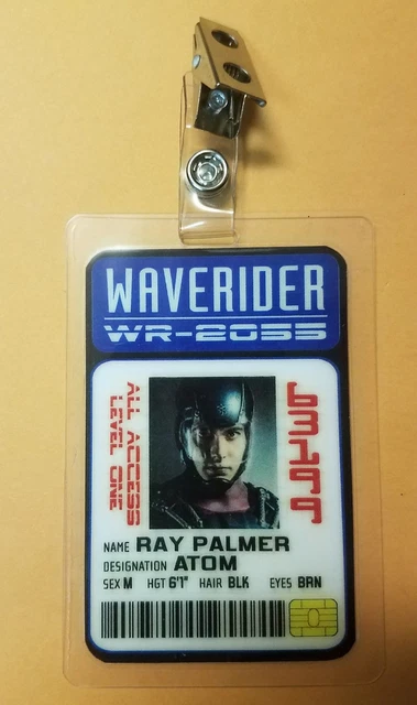 LÉGENDES DE TOMORROW Identification Badge-Ray Palmer Cosplay Costume ...