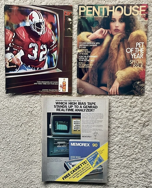 VINTAGE PENTHOUSE MAGAZINE November 1980 Pet Of The Year Issue (Damaged ...