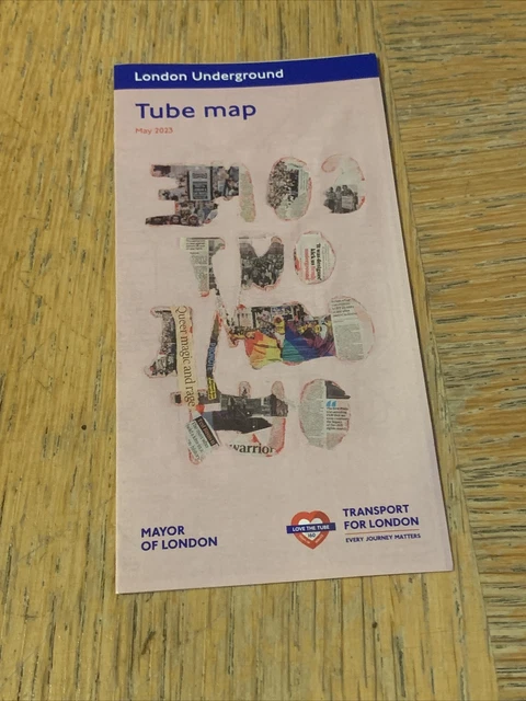 LONDON UNDERGROUND TUBE map: May 2023 edition, NEW LATEST EUR 1,79 ...