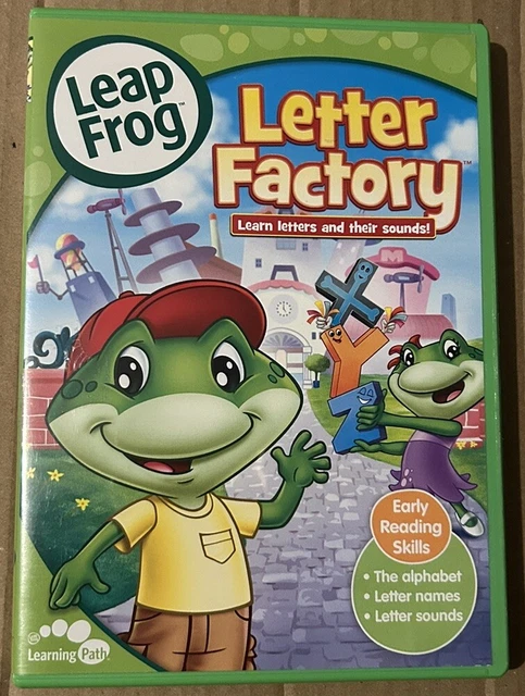LEAPFROG - LETTER Factory Learn Letters And Sounds (DVD, 2009) TRÈS ...