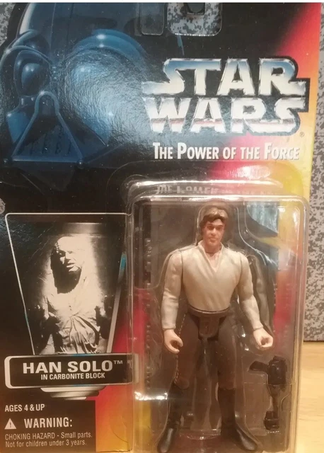 STAR WARS THE Power Of The Force Action Figure Kenner Hasbro Han Solo £ ...