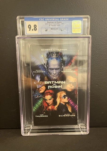 CGC 9.8 A++ Batman & Robin VHS Movie Sealed Graded IGS £166.75 ...