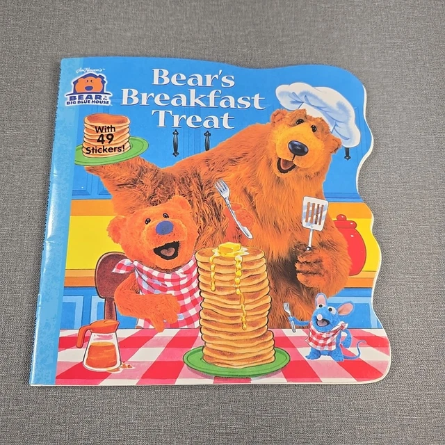 JIM HENSON BEAR Big Blue House ~ Bear's Breakfast Treat By Thorpe 2000 ...