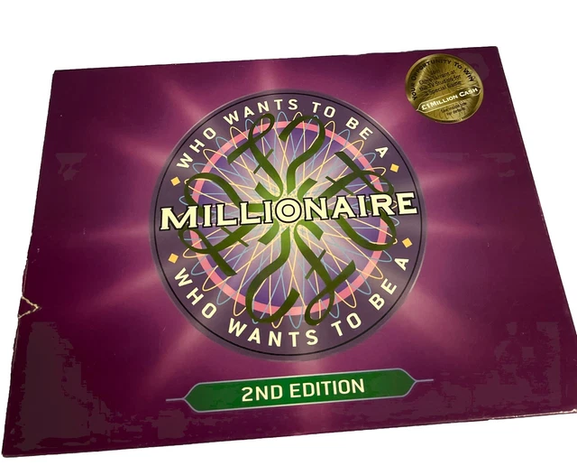 WHO WANTS TO be a Millionaire Board Game 2nd Edition by Pressman £9.95 ...
