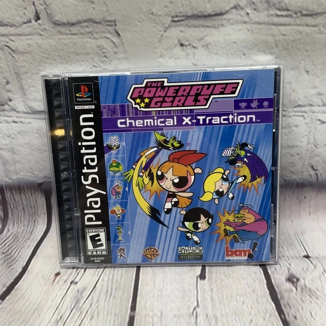 The Powerpuff Girls Chemical X Traction Playstation 1 Ps1 Game Complete