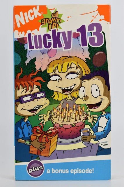 RARE RUGRATS ALL Grown Up Lucky 13 VHS 2004 Promo Screener Copy £47.34 ...