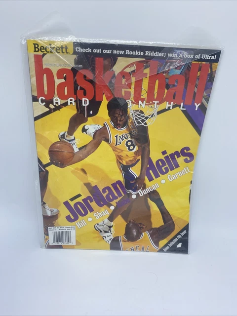 KOBE BRYANT/ TIM Duncan Beckett Basketball Card Monthly #105 - April ...