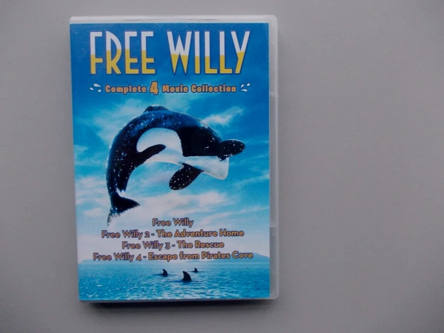 FREE WILLY 4 Movie Collection (DVD) 4 Films 4 Discs £3.49 - PicClick UK