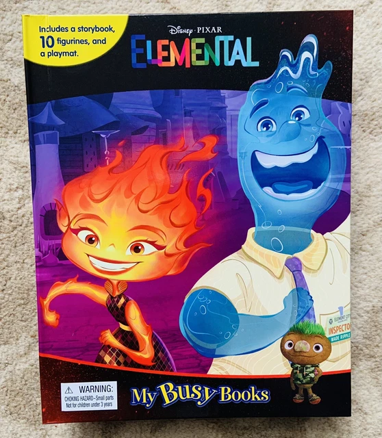 DISNEY PIXAR ELEMENTAL My Busy Books Set Story 10 Figurines + A PlayMat - New £9.99 - PicClick UK