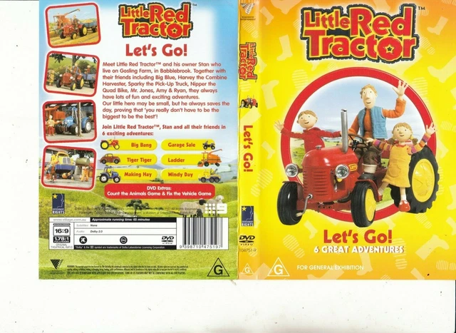 LITTLE RED TRACTOR-LET'S Go-[6 Episodes]-Animated-LRT-DVD $29.95 ...
