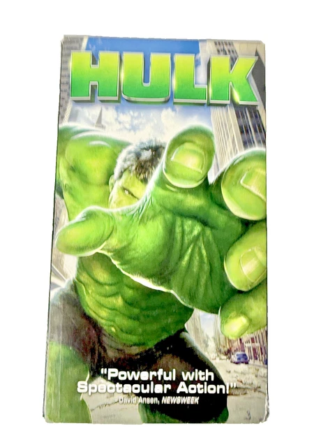 HULK VHS TAPE 2003 Universal Studios Marvel Movie PG-13 Widescreen £14. ...