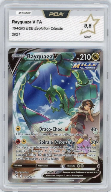 CARTE POKÉMON : Rayquaza V 194/203 - Pca 9.5 - Evolution Celeste EUR 56 ...