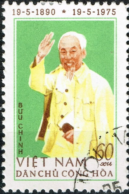 VIETNAM WAR VIET Cong Army Leader Ho Shi Minh 1975 stamp A-2 $6.96 ...