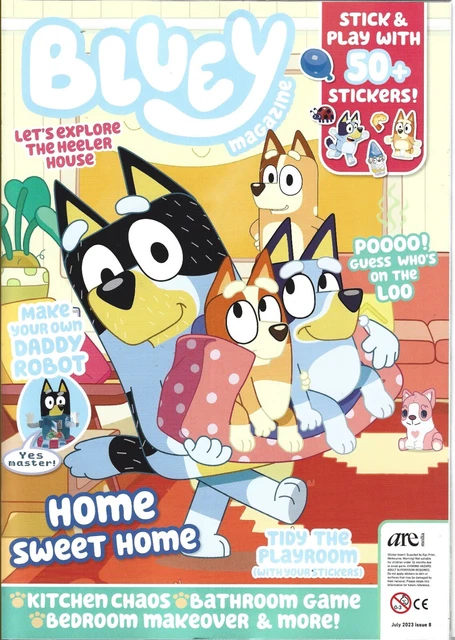 BLUEY MAGAZINE JULY 2023 Issue 8 Home Sweet Home Let's Explore The ...