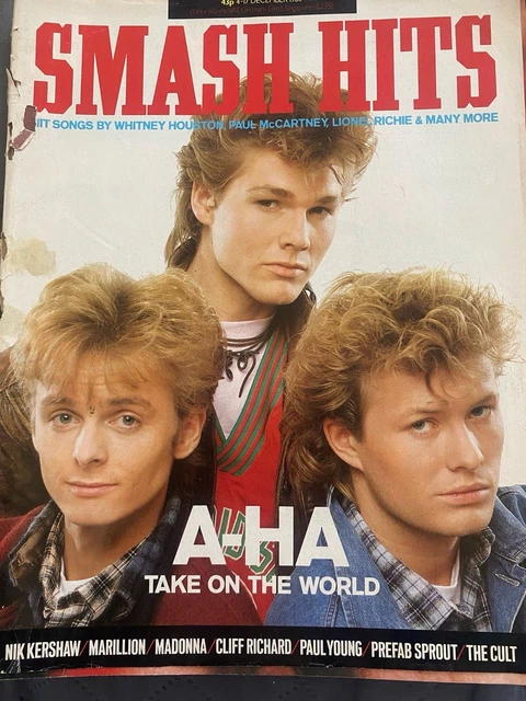 SMASH HITS MAGAZINE Featuring Aha £7.28 - PicClick UK