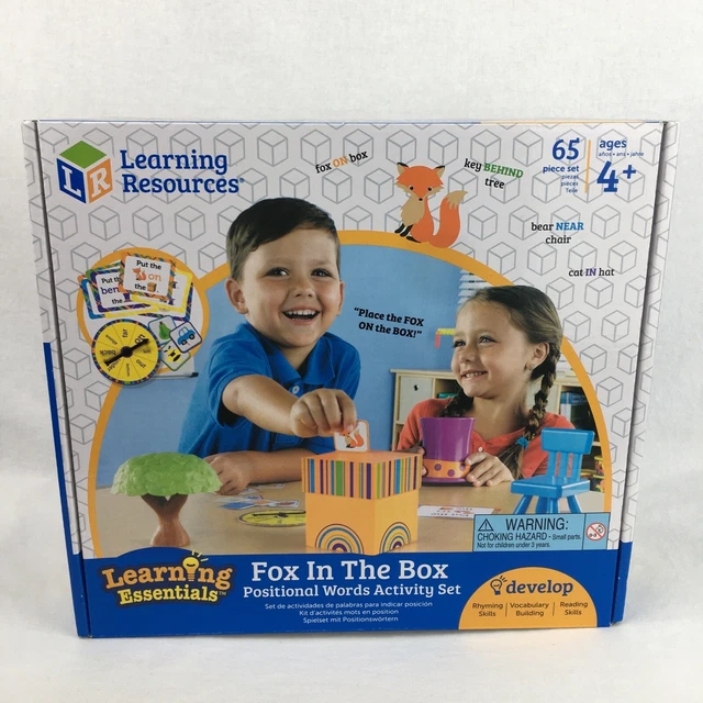 LEARNING RESOURCES FOX In The Box Positional Words Activity Set Age 4 ...