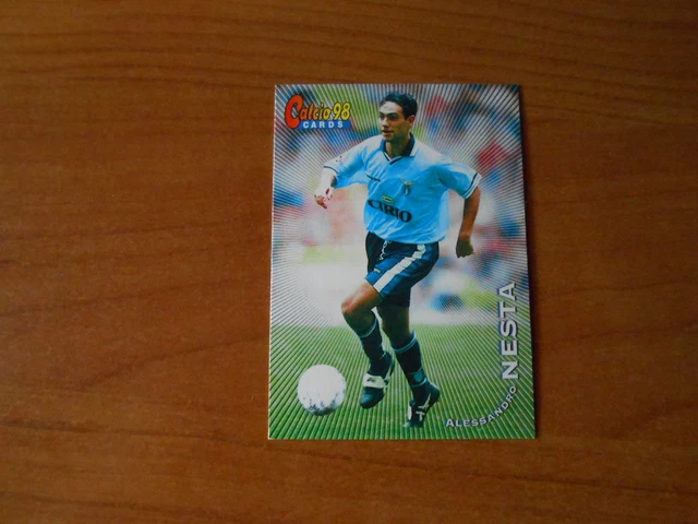 FIGURINA CALCIO CARDS ED.PANINI "98 - LAZIO - NESTA EUR 1,00 - PicClick IT