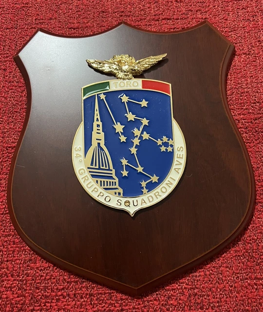 CREST - STEMMA 34° Gruppo Squadroni AVES Toro - Esercito Italiano anni ...