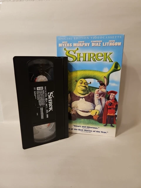 SHREK VHS STARRING Eddie Murphy, Cameron Diaz, Mike Myers Big Box £2.64 ...