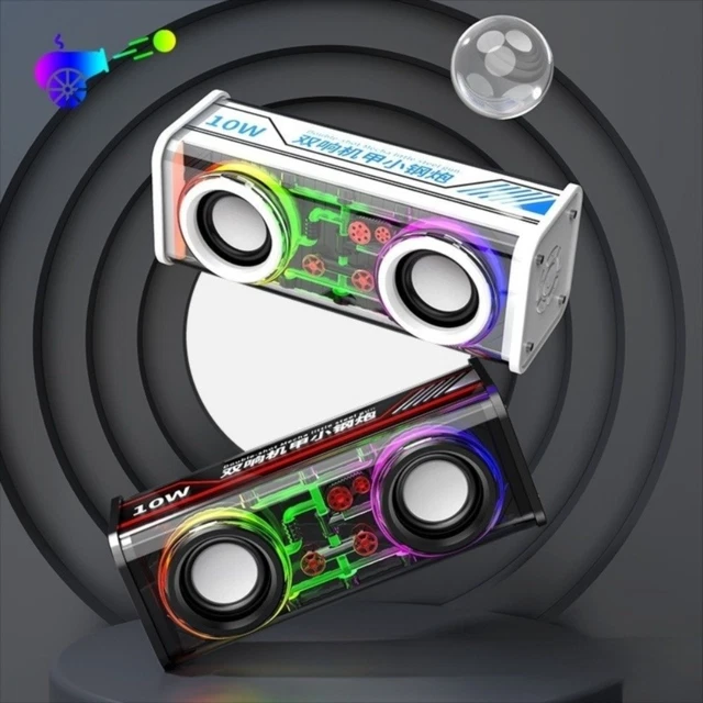 LIGHT EFFECT BLUETOOTH 5.0 Speakers Transparent Wireless Speakers $36. ...