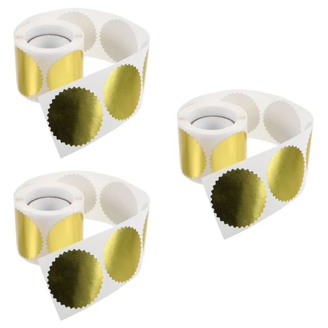 3 ROLLS GRADUATION Diploma Medals Stickers Certificate Sealing EUR 18 ...