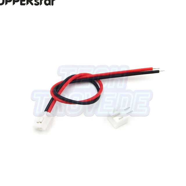 50 SETS MICRO JST 2.0mm PH 2-Pin Connector Plug With Wires Cables 120mm Neu ASS EUR 4,09 ...