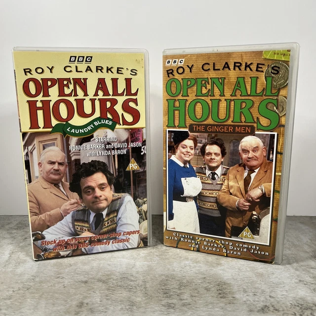 OPEN ALL HOURS X2 VHS The Ginger Men & Laundry Blues Video Tapes £6.57 ...