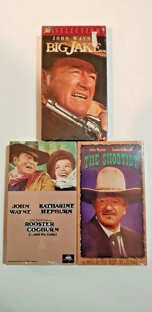 THE DUKE JOHN WAYNE VHS LOT: Big Jake, ROOSTER COGBURN, The Shootist SEALED £7.03 - PicClick UK
