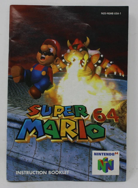 MARIO KART 64 Nintendo 64 - MANUAL ONLY, NO GAME INCLUDED $26.99 ...