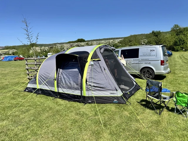 AIRGO CIRRUS 4 Berth Air Beam Tent With Pump, Pegs And Repair Kit. £260 ...