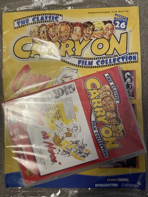 CARRY ON FILM Collection Carry on Nurse DVD & Magazine (sealed) Issue ...