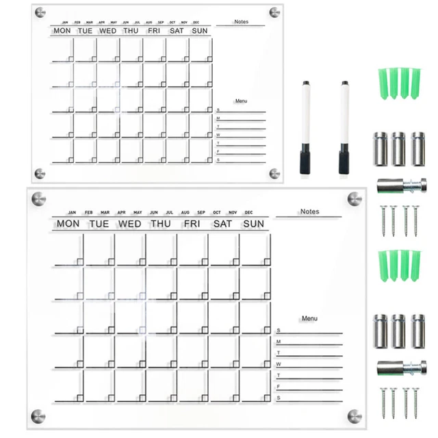 WEEKLY PLANNER BOARD Note Boards Notepads Whiteboard Writing Fridge $43 ...