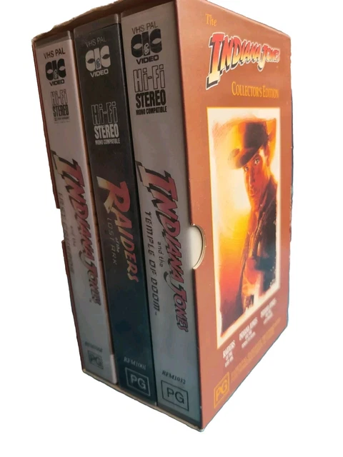 THE INDIANA JONES Collector's Edition VHS Video Box Set $26.95 ...