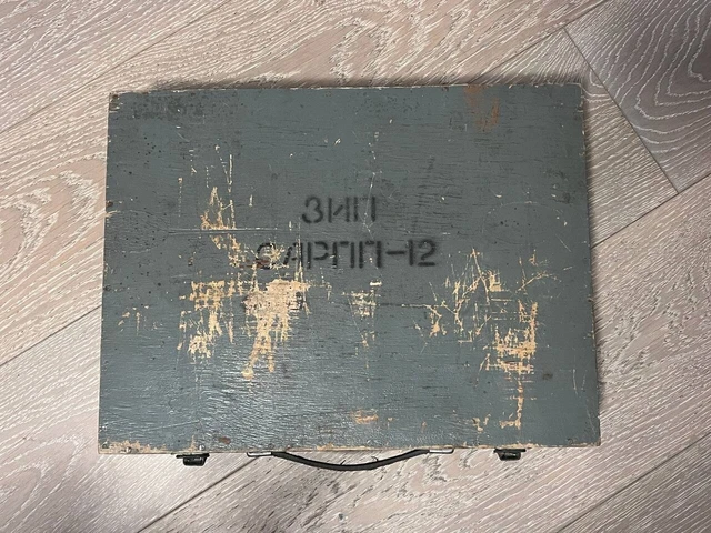AUTHENTIC SOVIET-ERA AIRCRAFT Engineer's Toolbox with Vintage Tools and ...