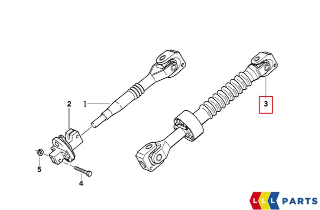 NEW GENUINE BMW 3 Series E36 1989-2000 Steering Column Lower Joint Assy ...