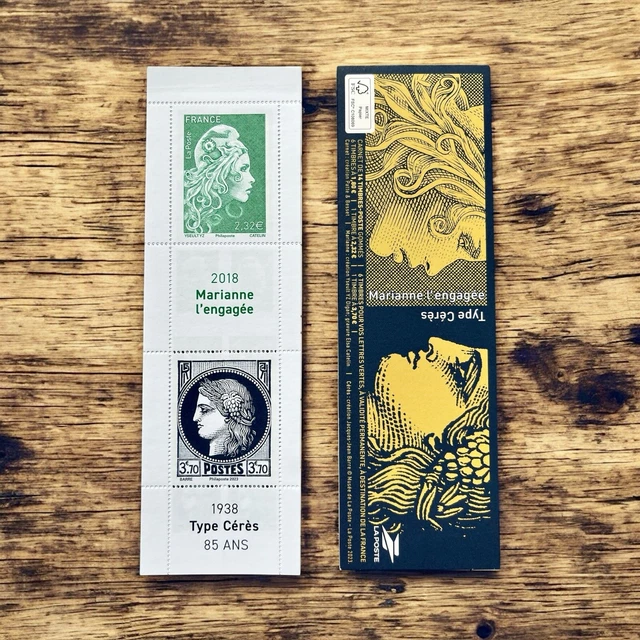 CARNET COMMÉMORATIF MARIANNE l'Engagée "1938 TYPE CERES 85 A - 2023 EUR 35,00 - PicClick FR
