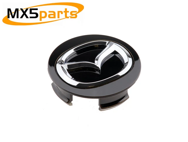 GENUINE MAZDA MX5 Alloy Wheel Centre Cap Black KD5137190 MX-5 Mk3.5 3. ...