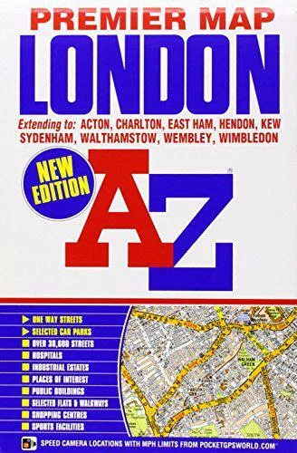 LONDON PREMIER MAP (A-Z Premier Street Maps) by Geographers' A-Z Map ...