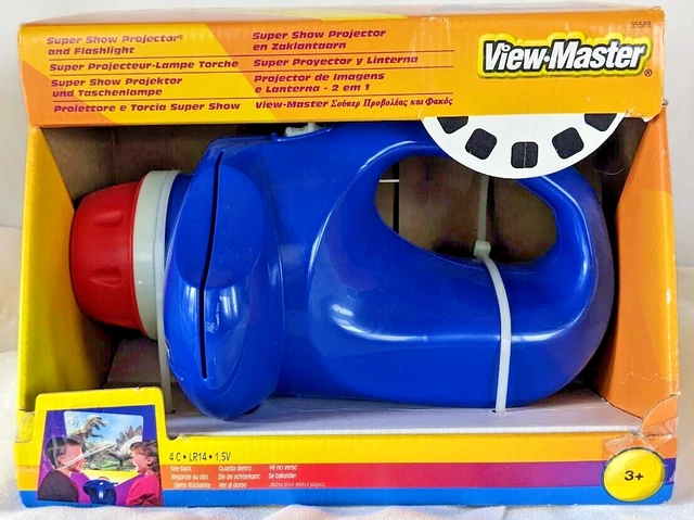 VINTAGE MATTEL VIEW Master Super Show Projector & Flashlight 1 Slide ...