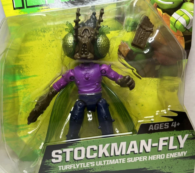TEENAGE MUTANT NINJA Turtles STOCKMAN-FLY Playmates Nickelodeon TMNT ...