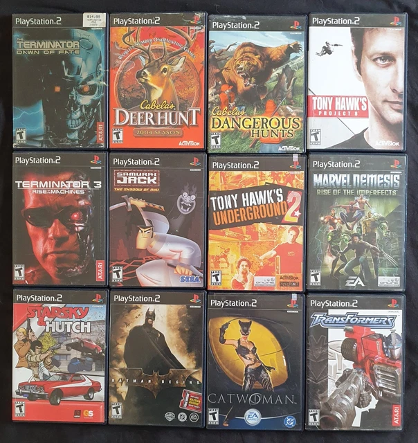 TWELVE PLAYSTATION 2 Games Job Lot NTSC (USA Version) Rated “T” Teen ...