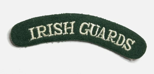 1970'S IRISH GUARDS Cloth Shoulder Patch Flash Badge 11 x 2 cm's £12.00 ...