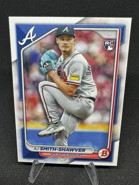 CARTE DE BASEBALL 2024 Bowman Rookie #63 AJ Smith-Shawver Atlanta ...