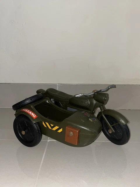 VINTAGE ACTION MAN Cherilea Motorcycle & Sidecar Bike 1980S Original £ ...