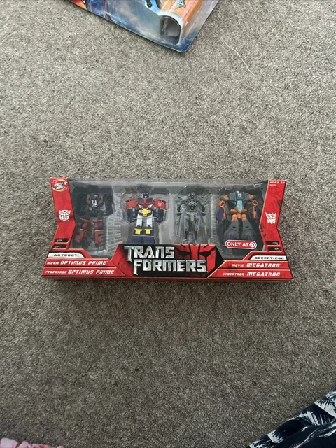 TRANSFORMERS MOVIE & Optimus Prime Megatron Target Exclusive New And ...