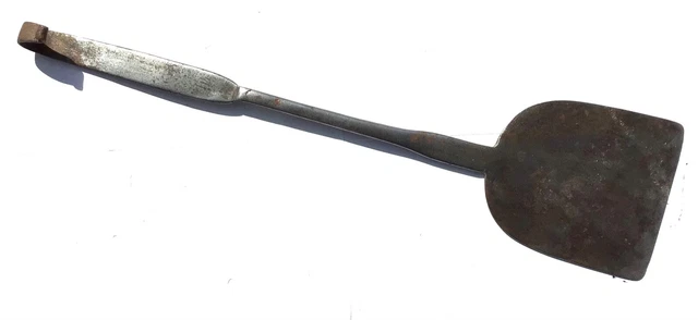 ANCIENNE PELLE A TARTE OU PAIN XIXéme OLD Shovel with bread Pala a pan ...