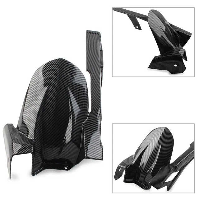 CARBON FIBER REAR Hugger Fender Mudguard Guard For Kawasaki Ninja400 ...