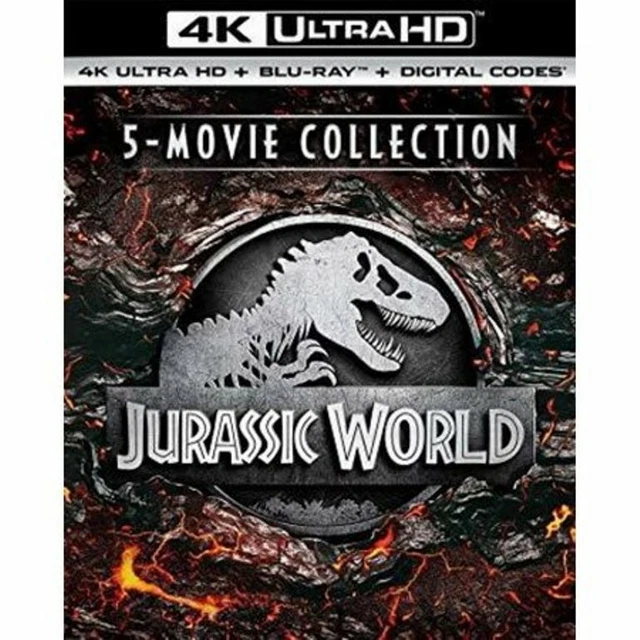 UNIVERSAL STUDIOS JURASSIC World 5-Movie Collection (4K UHD + Blu-ray ...